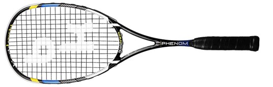 Responsive yet powerful - The Black Knight Hex Phenom Squash Racquet